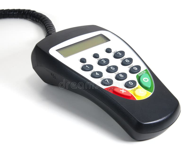 Pin pad stock photo. Image of magnetic, sale, bank, processing - 2511868