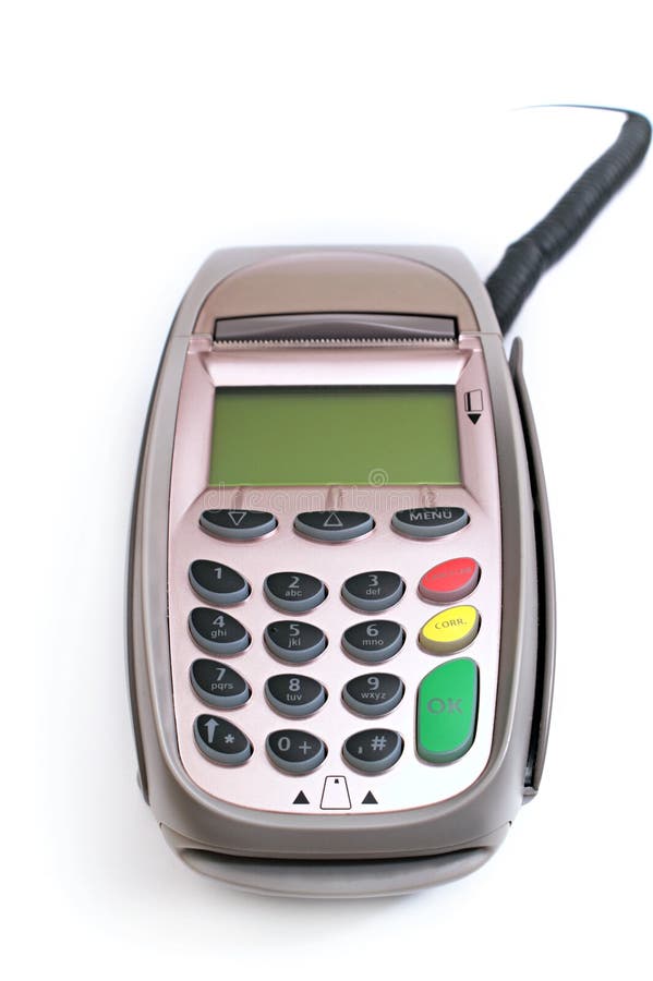 Payment terminal stock photo. Image of commercial, machine - 7894456