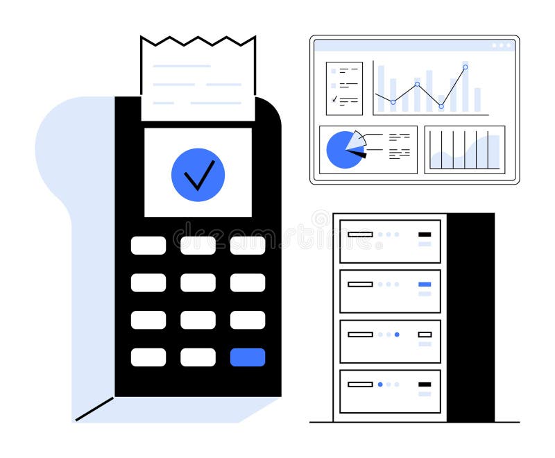 Server Stack Icon Representing Data Storage and Management, Ideal for it Infrastructure Themes ...