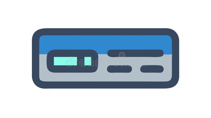 Payment Terminal Card Reader Machine Icon, Vector Design Generative AI ...