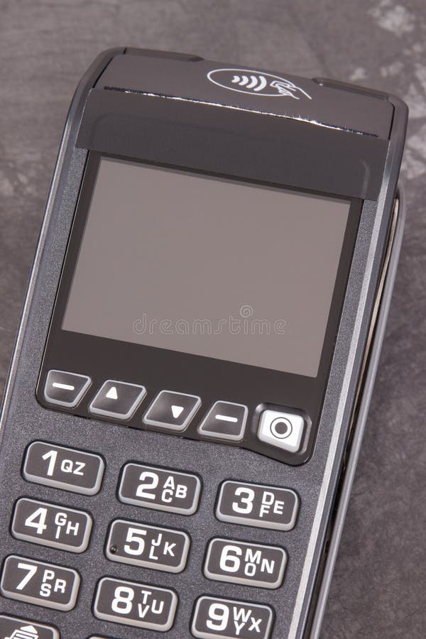 Payment Terminal, Credit Card Reader Using for Cashless Paying ...