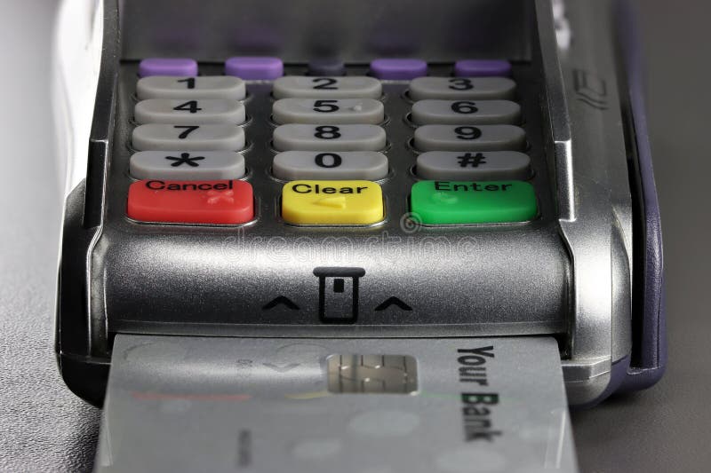 Payment terminal stock image. Image of terminal, shopping - 343664143