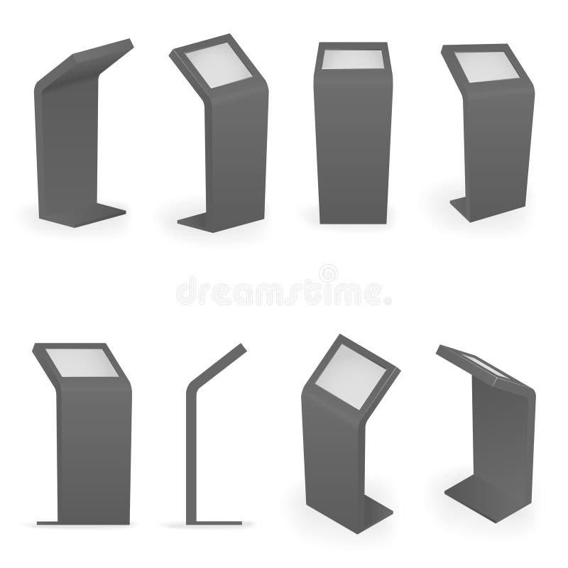 Payment Terminal Isometric 3d Design Vector Illustration Stock Vector ...