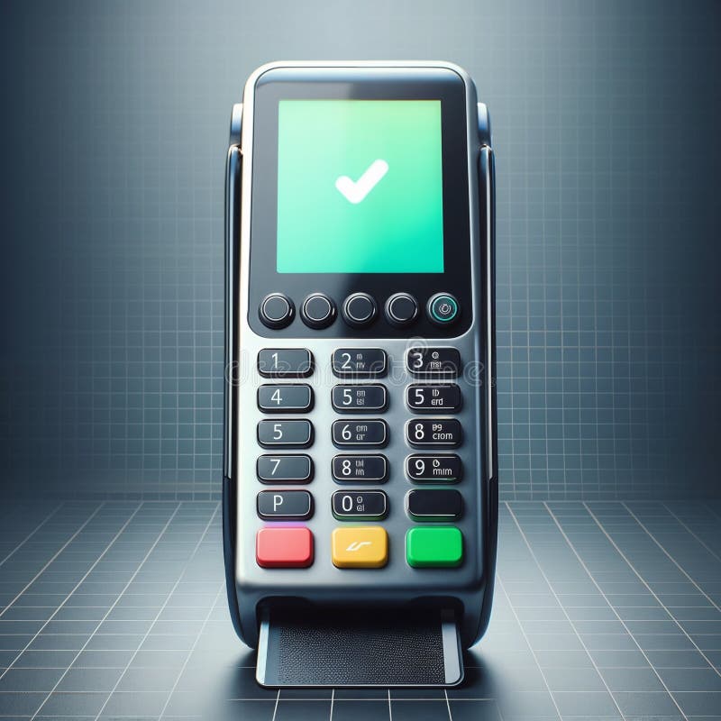 Payment Terminal Ready for Transactions in a Digital Environment Stock ...