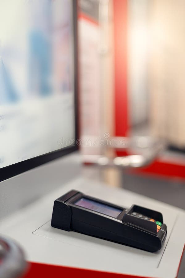 Payment Terminal, Ticket Vending Machine Stock Image - Image of finance ...