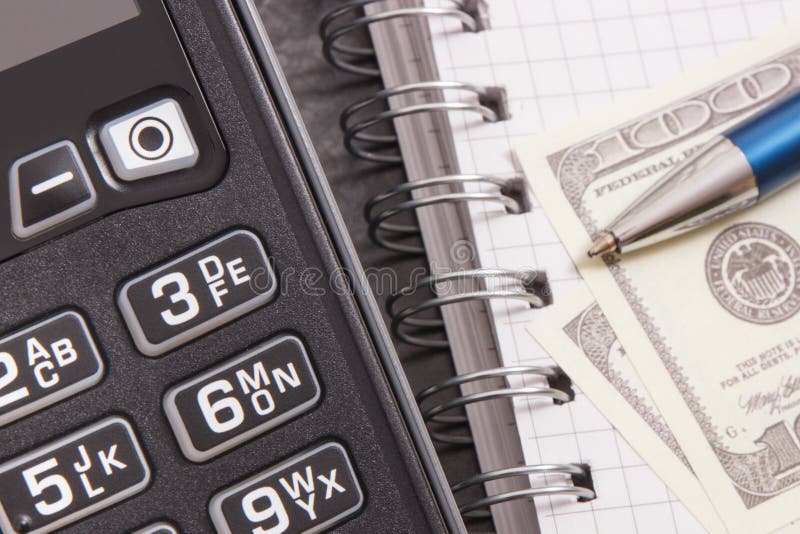 Payment Terminal for Cashless Paying in Different Places, Notepad and ...