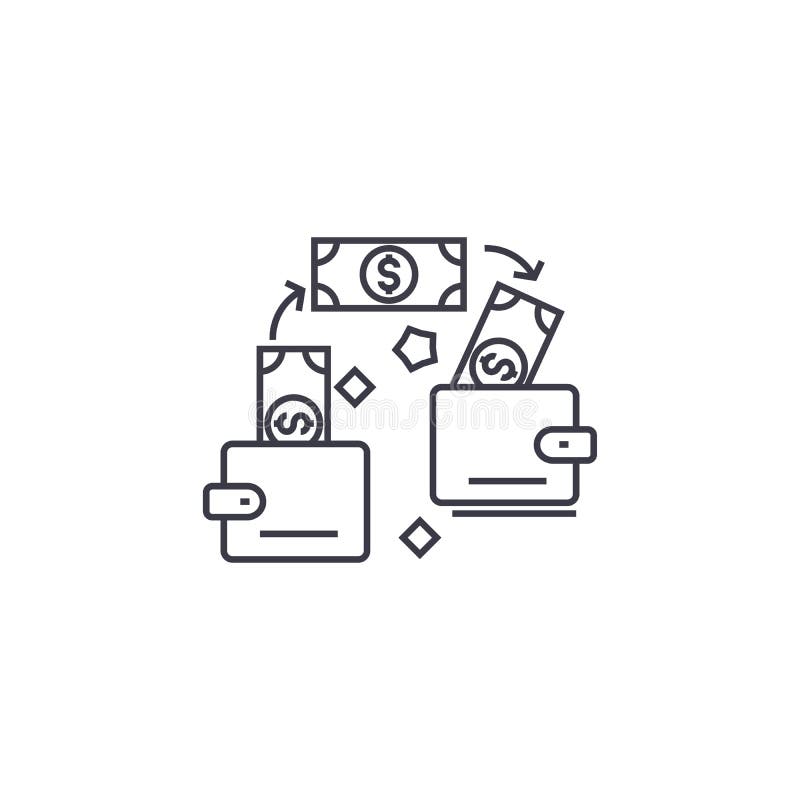 Do Not Touch Line Icon, No Entry Prohibition Sign Stock Vector ...