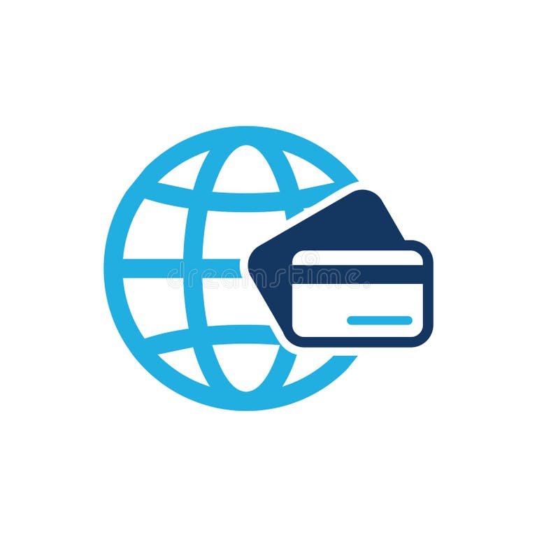 Payment World Logo Icon Design Stock Vector - Illustration of concept ...