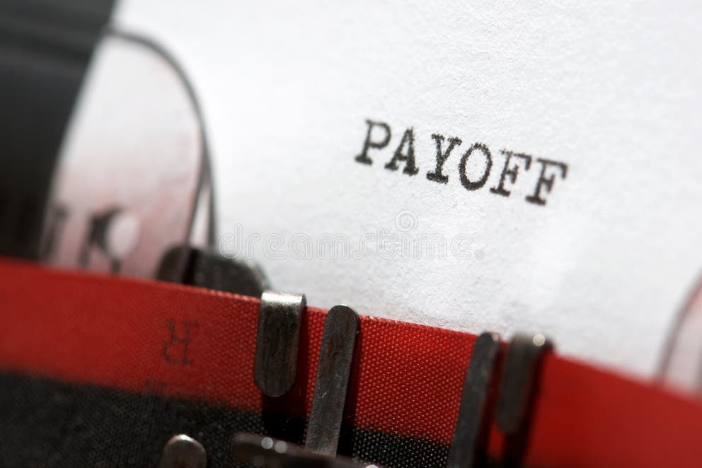 Payoff concept view stock image. Image of quote, matrix - 261588133