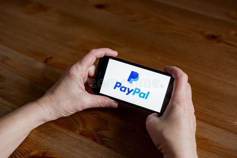 Paypal Logo Sign Application Screen on Mobile Phone Online Retail ...