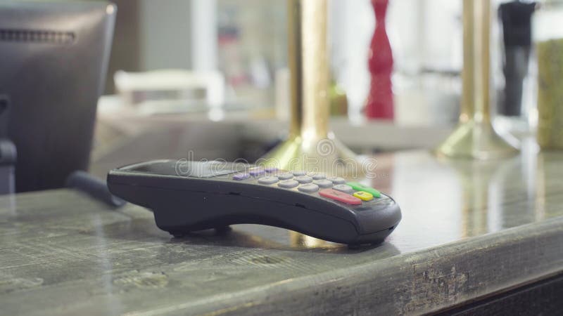 PayPass. Contactless Payment with NFC Chip Module Stock Video - Video ...