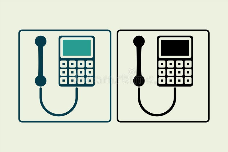 Payphone Icon. Icon Related To UI Elements. Suitable for Web Site, App, User Interfaces,element ...