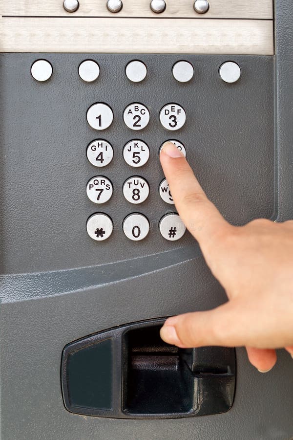 Payphone keypad stock photo. Image of metallic, push - 33050308