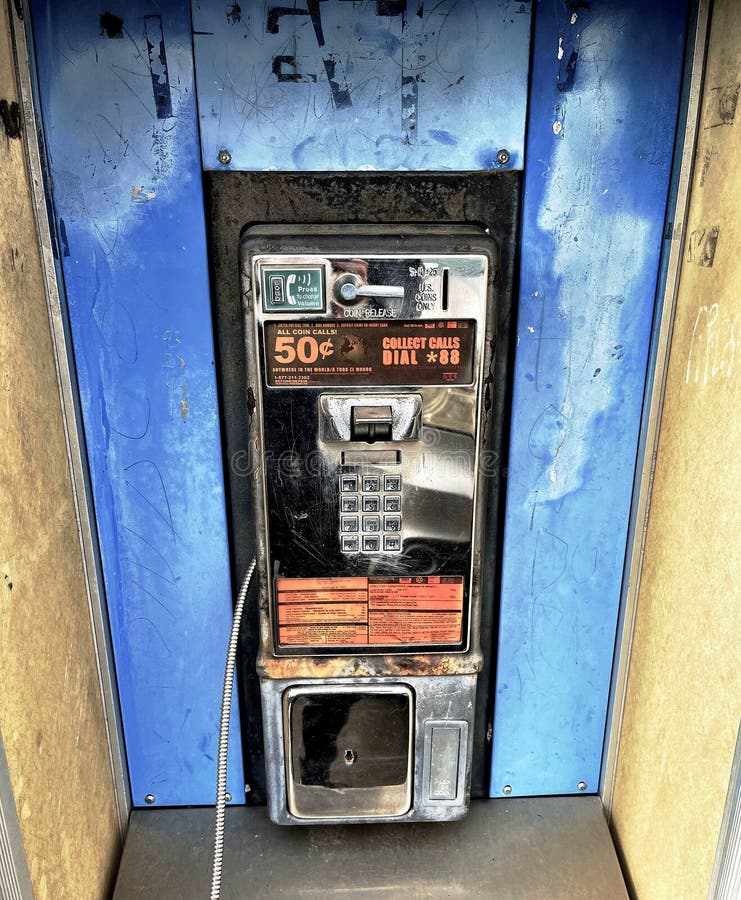 Disconnected payphone editorial stock photo. Image of numbers - 263957623