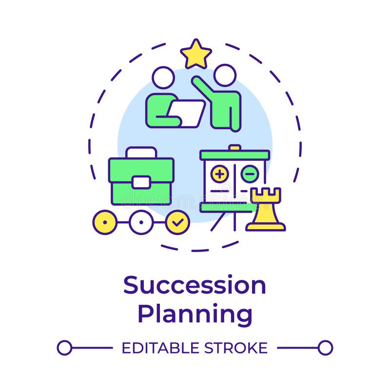 Payroll Processing Multi Color Concept Icon Stock Illustration ...