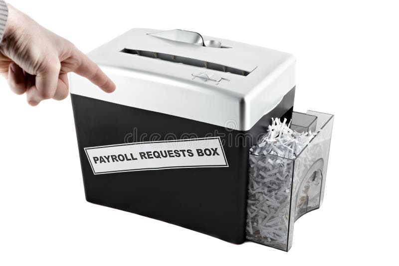 Complaint Box Shredder Isolated Stock Image - Image of note, message ...