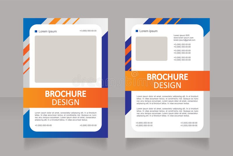 Payroll Service for Employers Blank Brochure Layout Design Stock Vector ...