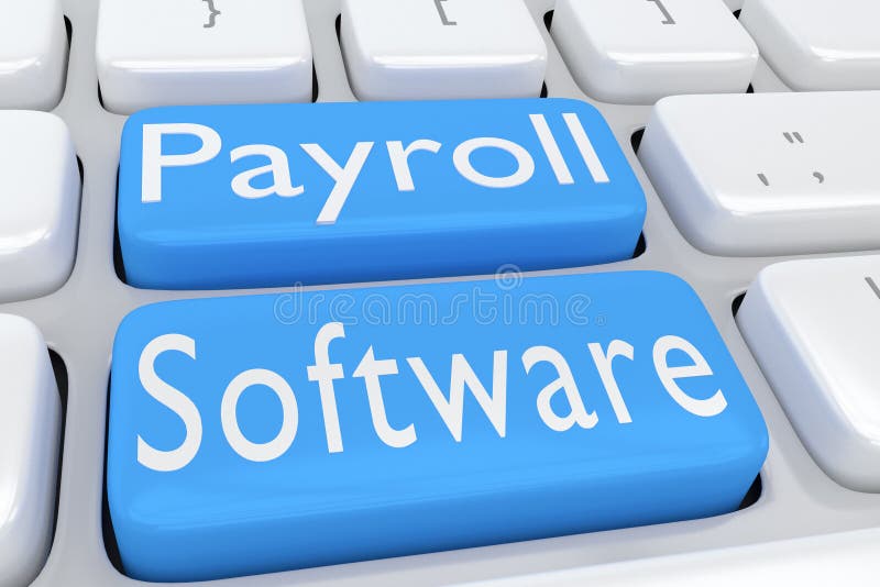 Computer Payroll Clipart