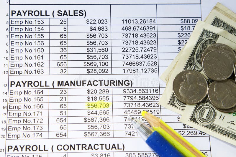 Payroll timesheet stock photo. Image of hours, timekeeping - 34502498