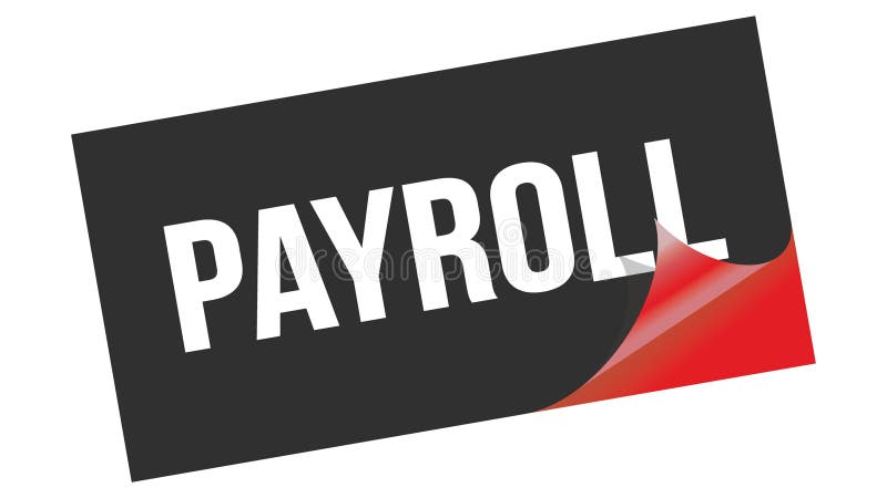 Payroll on Black Keyboard with Green Key Stock Illustration ...