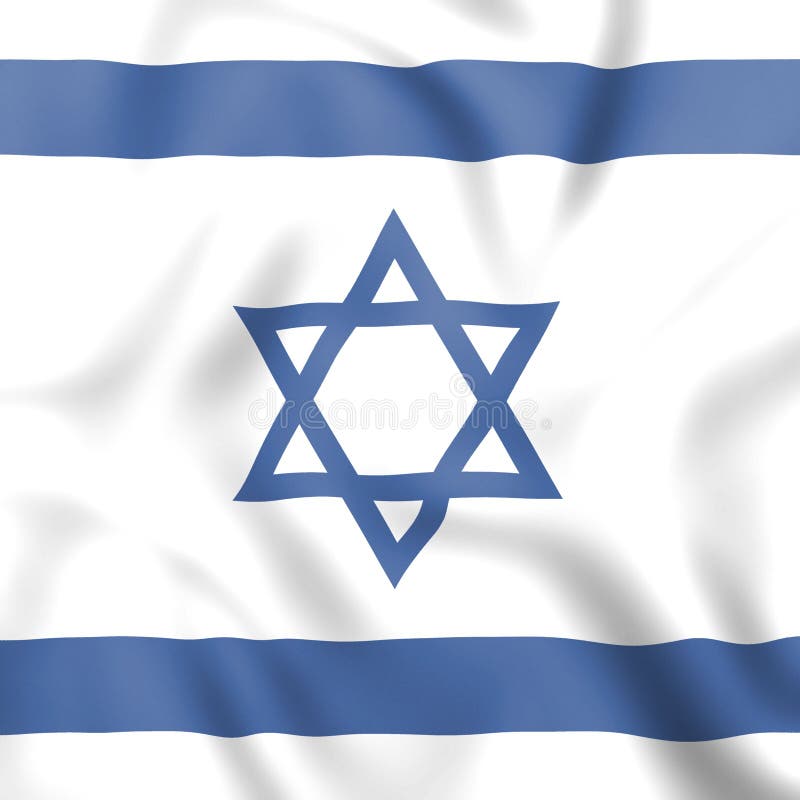Pays D'Israel Shows Middle East and De Drapeau Illustration Stock ...