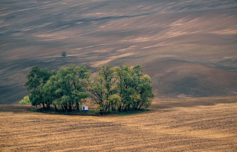 Paysage D'automne De République Tchèque Du Sud De La Moravie Image stock - Image du zone ...