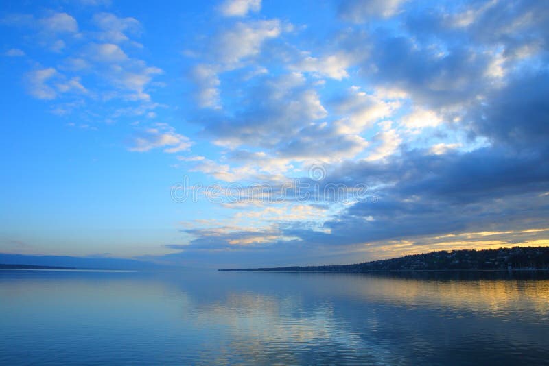 Paysage de lac image stock. Image du illustration, plaisant - 4883935