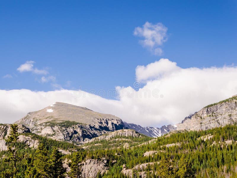 Paysage De Lac Glaciaire De Montagne Rocheuse Photo stock - Image du ...