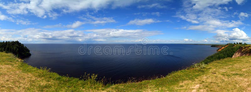 Horizon D'eau De Mer De La Nature Du Lac D'Onega Photo stock - Image du ...