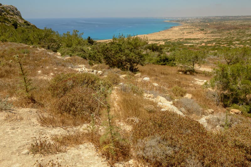 Paysage Du Cap Greco à Chypre Image stock - Image du nature, île: 220844619