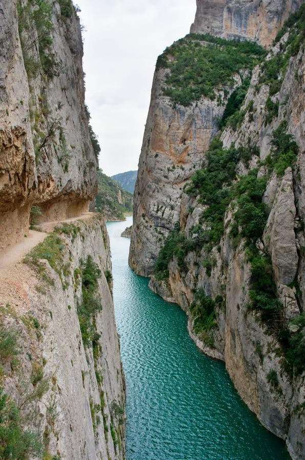 Paysage En Congost De Mont-rebei, Espagne Image stock - Image du mont ...
