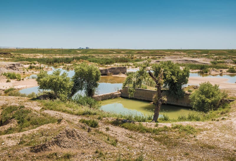 Paysage Irakien Au Printemps Image stock - Image du irak, longtemps ...