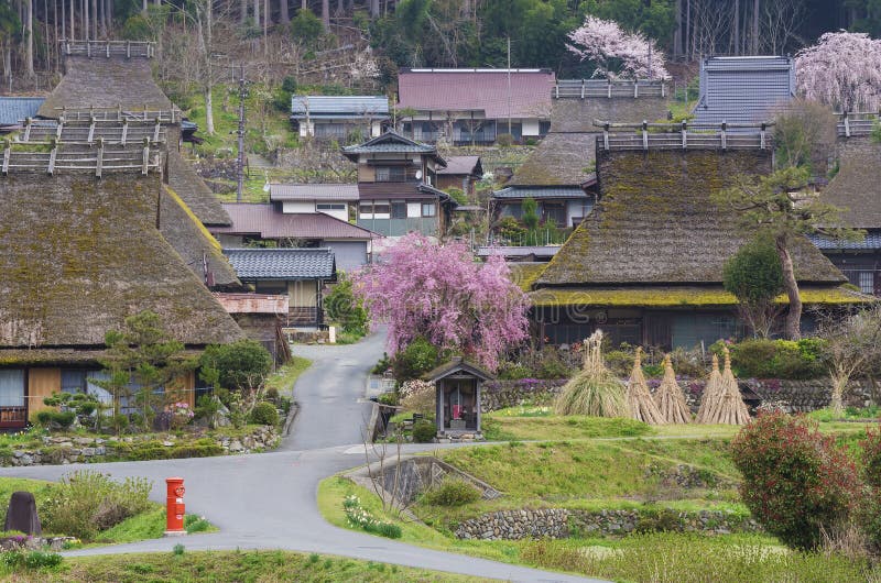 Paysage rural du Japon photo stock. Image du vivacité - 156379210