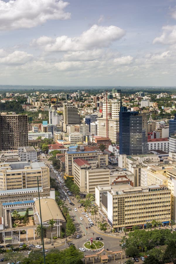 Paysage Urbain De Nairobi - Capitale Du Kenya Photo stock - Image du ...