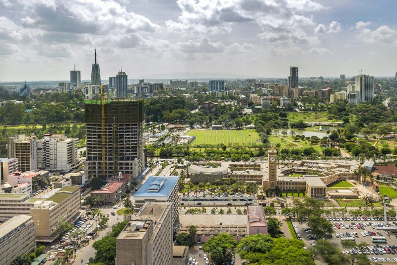 Paysage Urbain De Nairobi - Capitale Du Kenya Photo stock - Image du ...