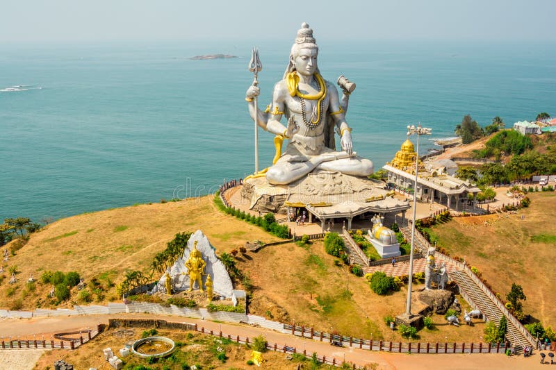 Paysages D'Inde Gokarna, Murudeshwara Photo stock - Image du scène ...