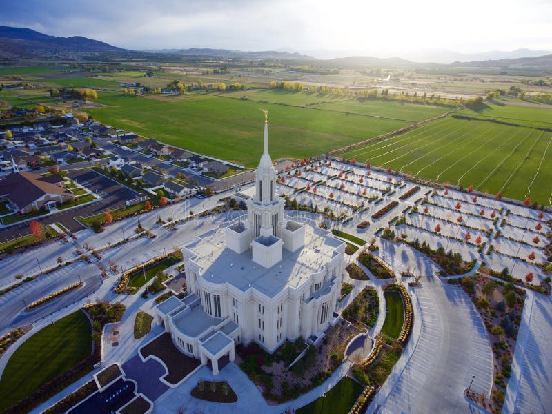 Payson Utah LDS Temple stock photo. Image of utah, temple - 65715692