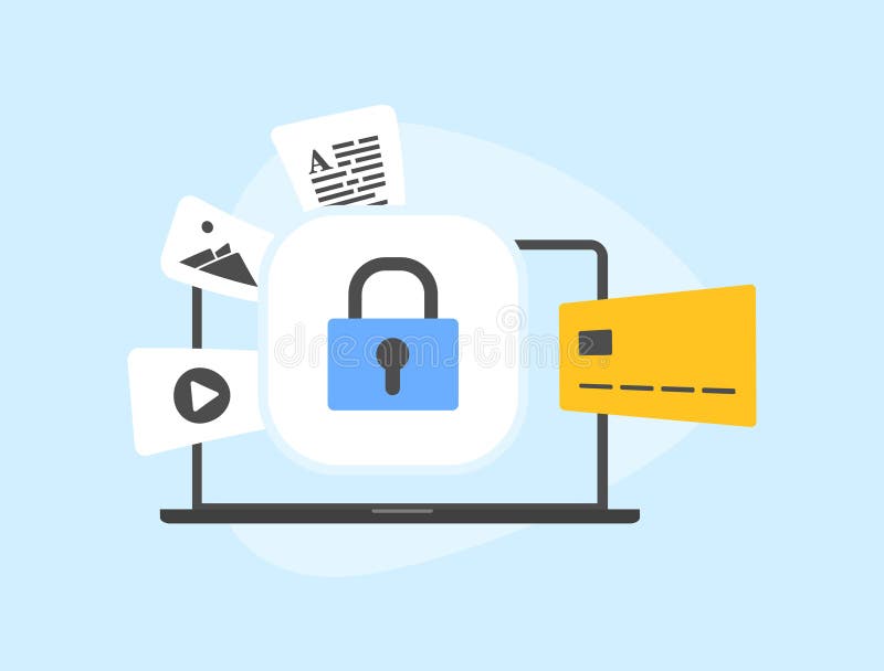 Paywall - Monetize Content Concept. Pay Subscription Fee To Gain Access ...