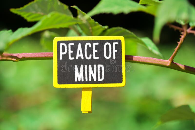 Letrero de la paz interior imagen de archivo. Imagen de camino - 120168567