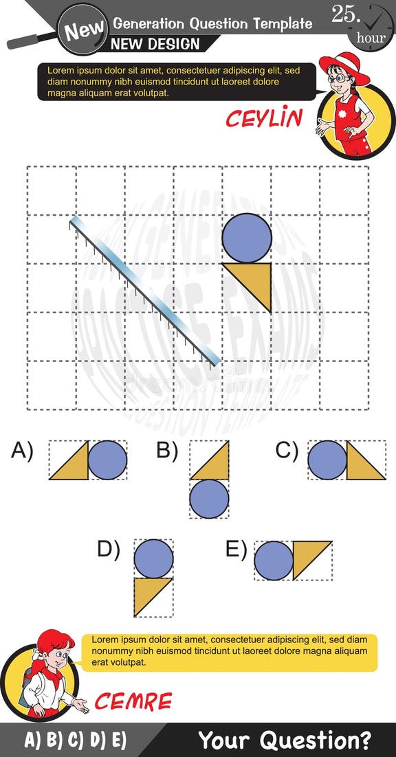 High School Exam Question Template, Middle School Exam Question ...