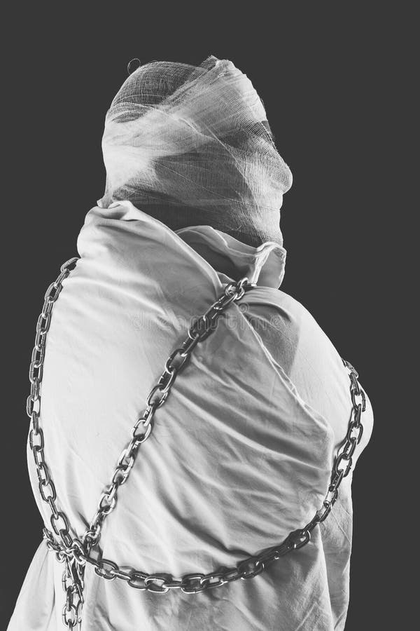 Paziente in Camicia Di Forza Immagine Stock - Immagine di straitjacket ...