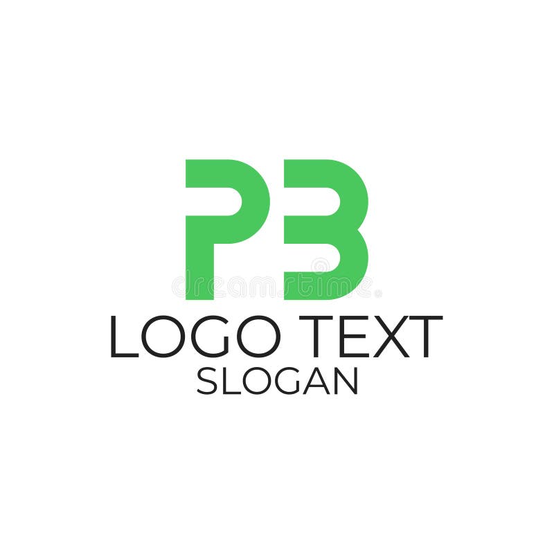 Pb Logo Graphic Design, Pb Logo Icon Stock Vector - Illustration of ...