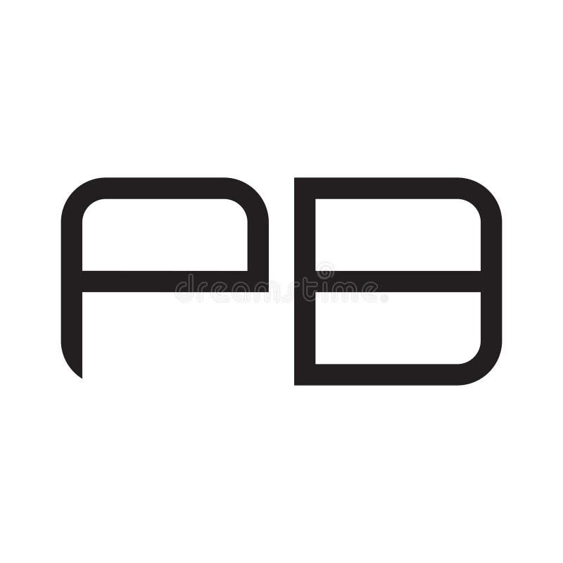 Pb Initial Letter Vector Logo Icon Stock Vector - Illustration of ...
