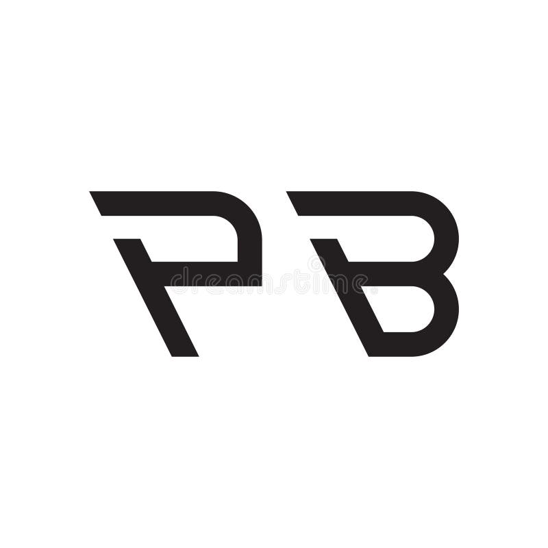 Pb Initial Letter Vector Logo Icon Stock Vector - Illustration of ...