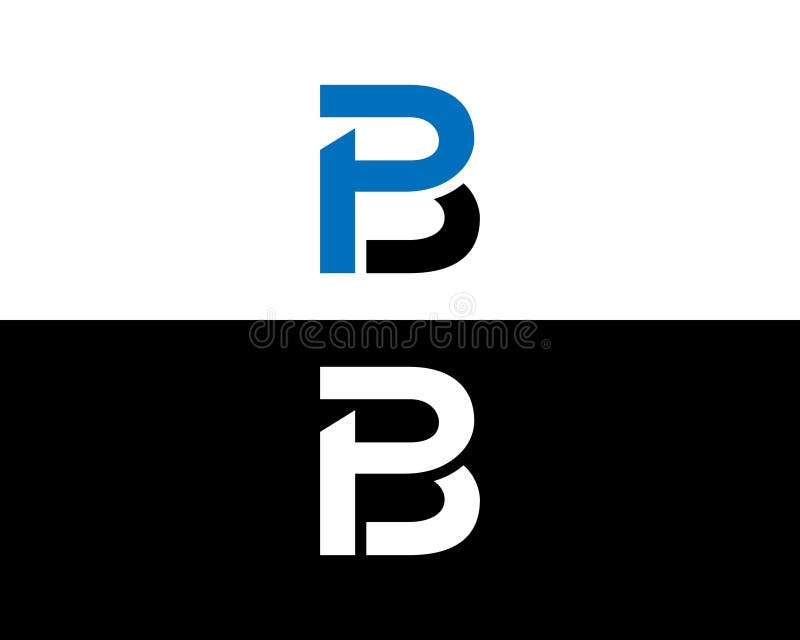 PB Letter Initial Logo and Icon Design Stock Vector - Illustration of ...