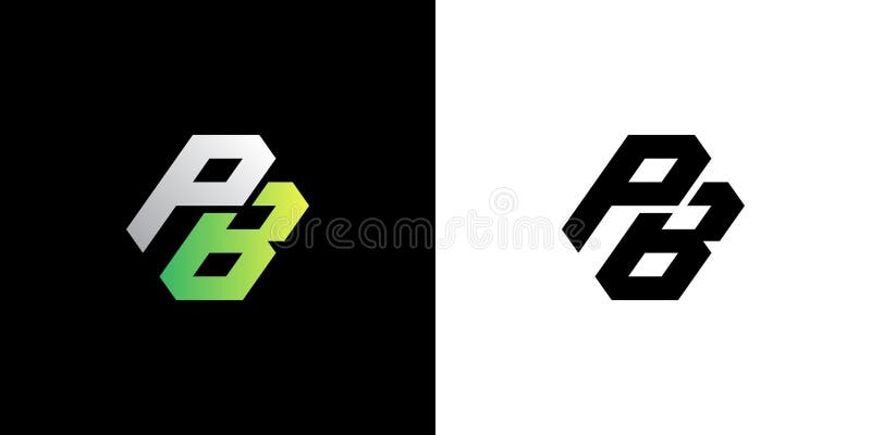PB Logo, PB Monogram, Initial PB Logo, Letter PB Logo, Creative Icon ...