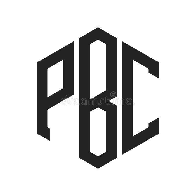 PBC Logo Design. Initial Letter PBC Monogram Logo Using Hexagon Shape ...