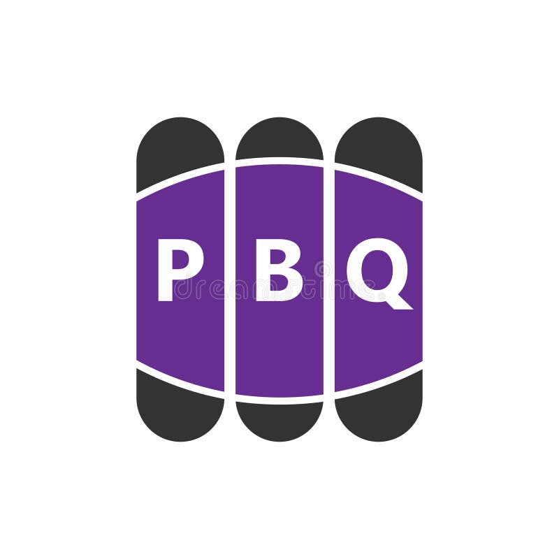 PBQ Letter Logo Design on White Background. Creative Modern PBQ Letter ...