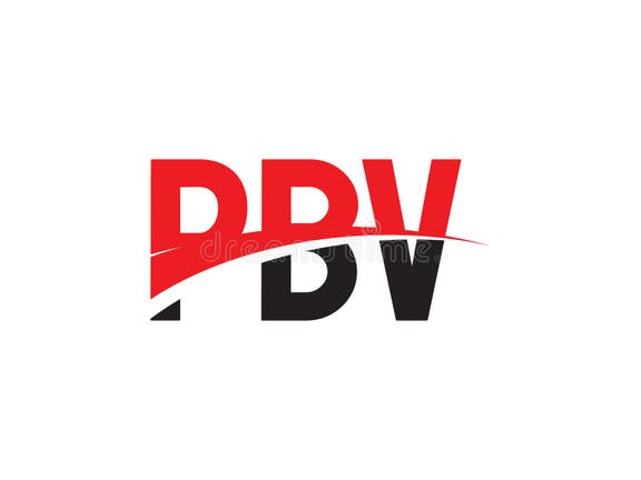 PBV Letter Initial Logo Design Vector Illustration Stock Vector ...