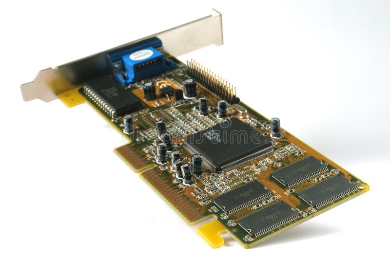 PC board isolated stock image. Image of electronic, white - 1202207
